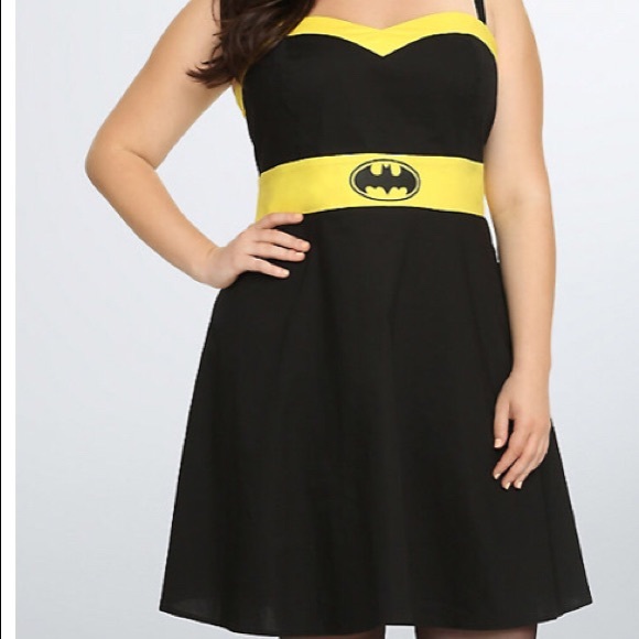 DC Comics | Dresses | Batman Cosplay Skater Dress Nwt | Poshmark
